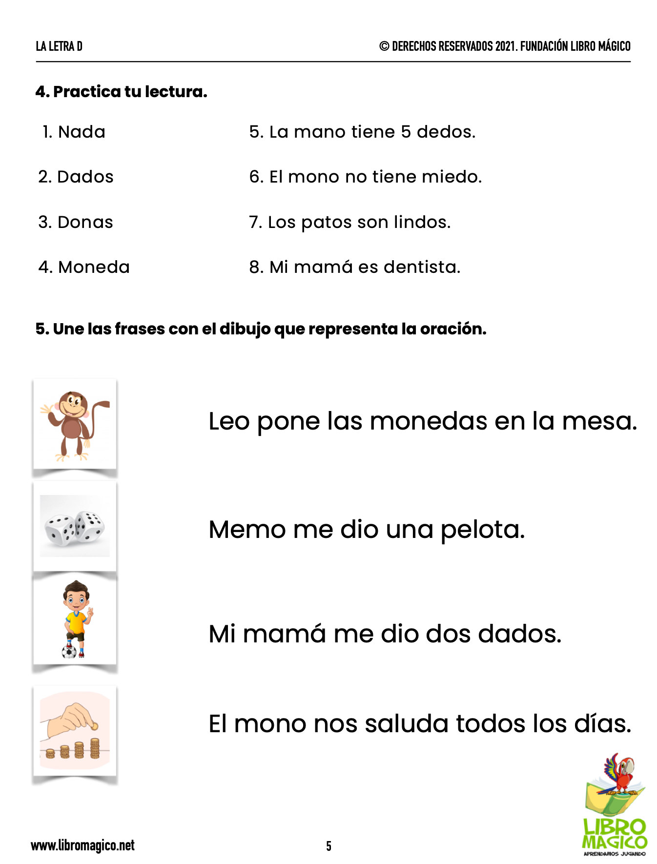 Sílabas con la letra D. Aquí... - Fundación Libro Mágico | Facebook