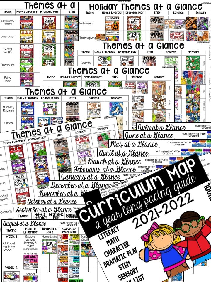 It’s here! The NEW Curriculum Map! - Pocket of Preschool