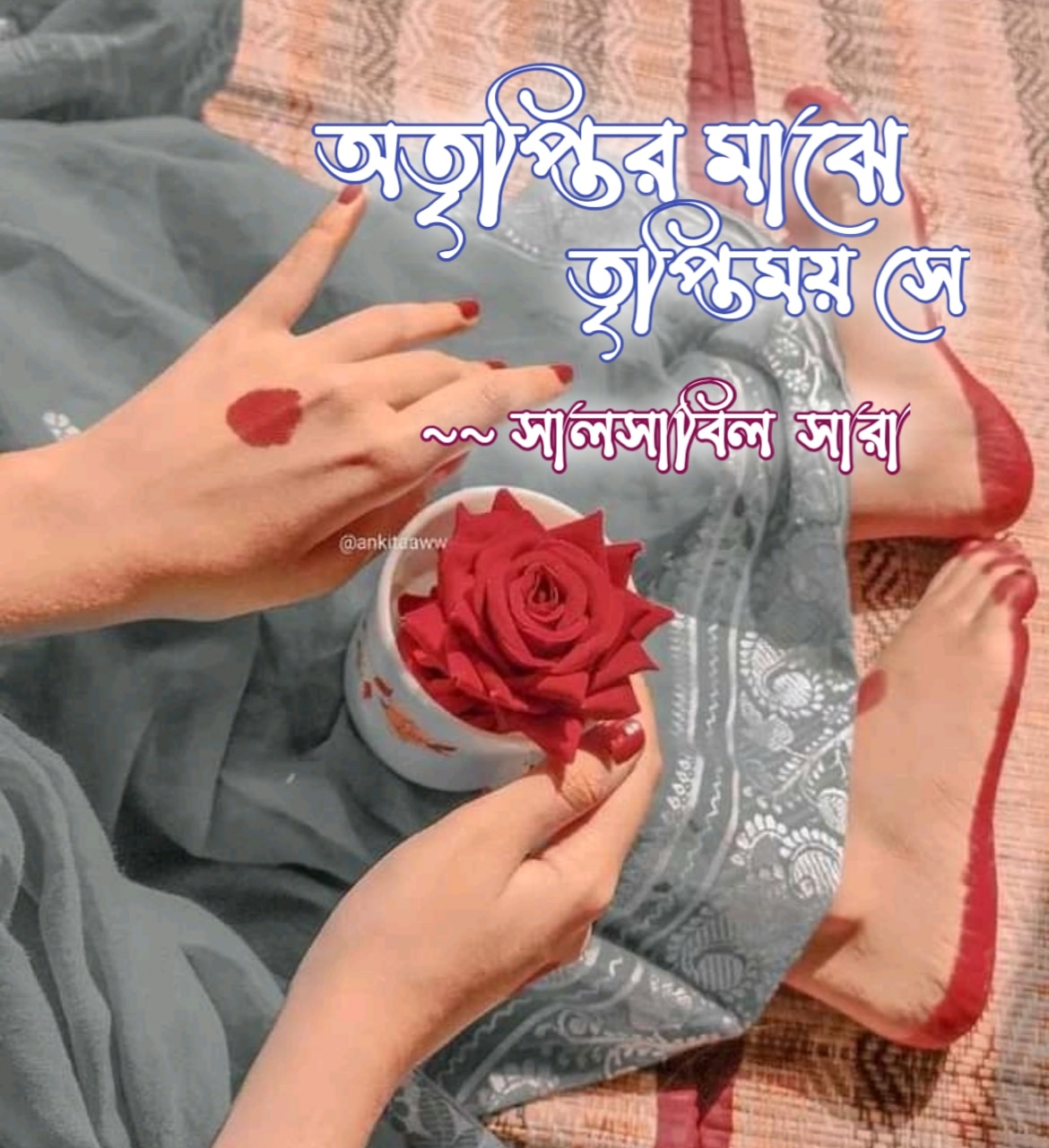 অতৃপ্তির মাঝে তৃপ্ত সালসাবিল সারা Saras Fiction Foundry