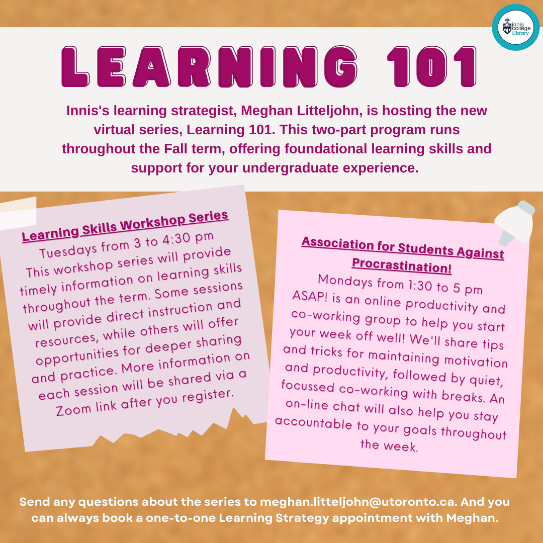 Innis - The "Learning 101" series is a two-part program hosted by ...