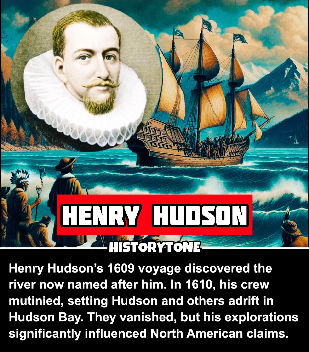 Historytone - The Voyages of Henry Hudson. The early life...