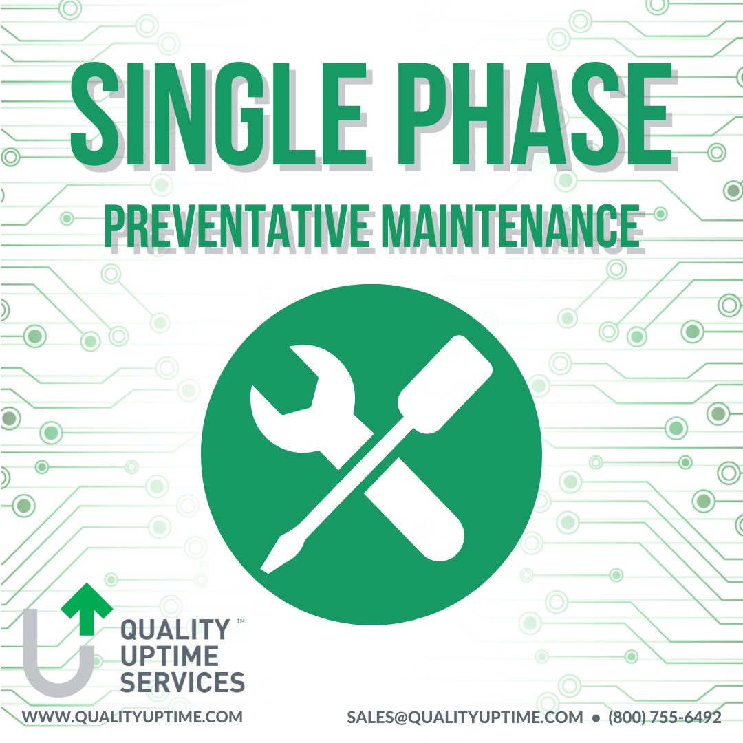 Single Phase Ups Preventative Quality Uptime Services 6780