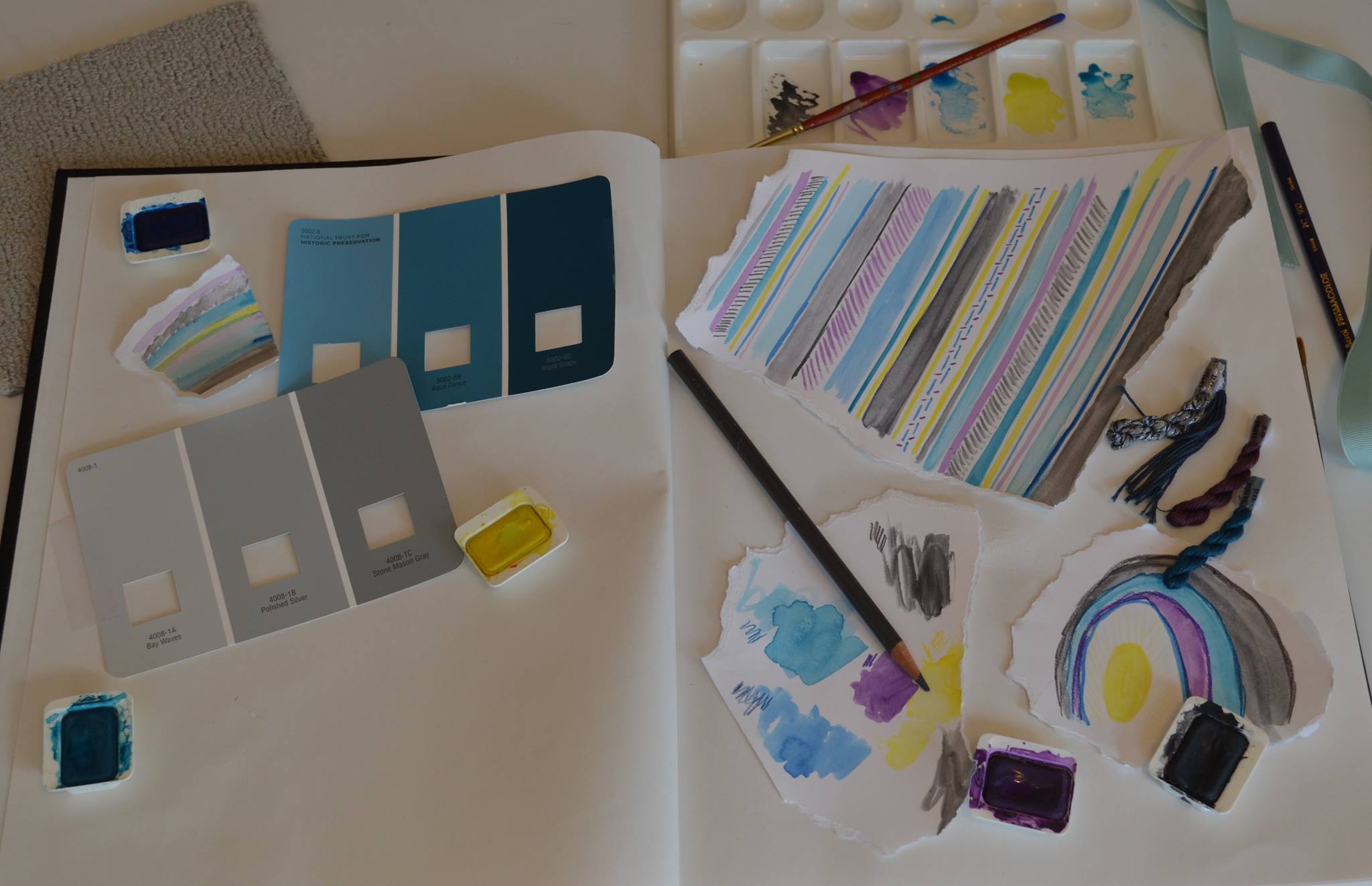 Twin Gingers Llc Spending The Day Working On Color Palettes
