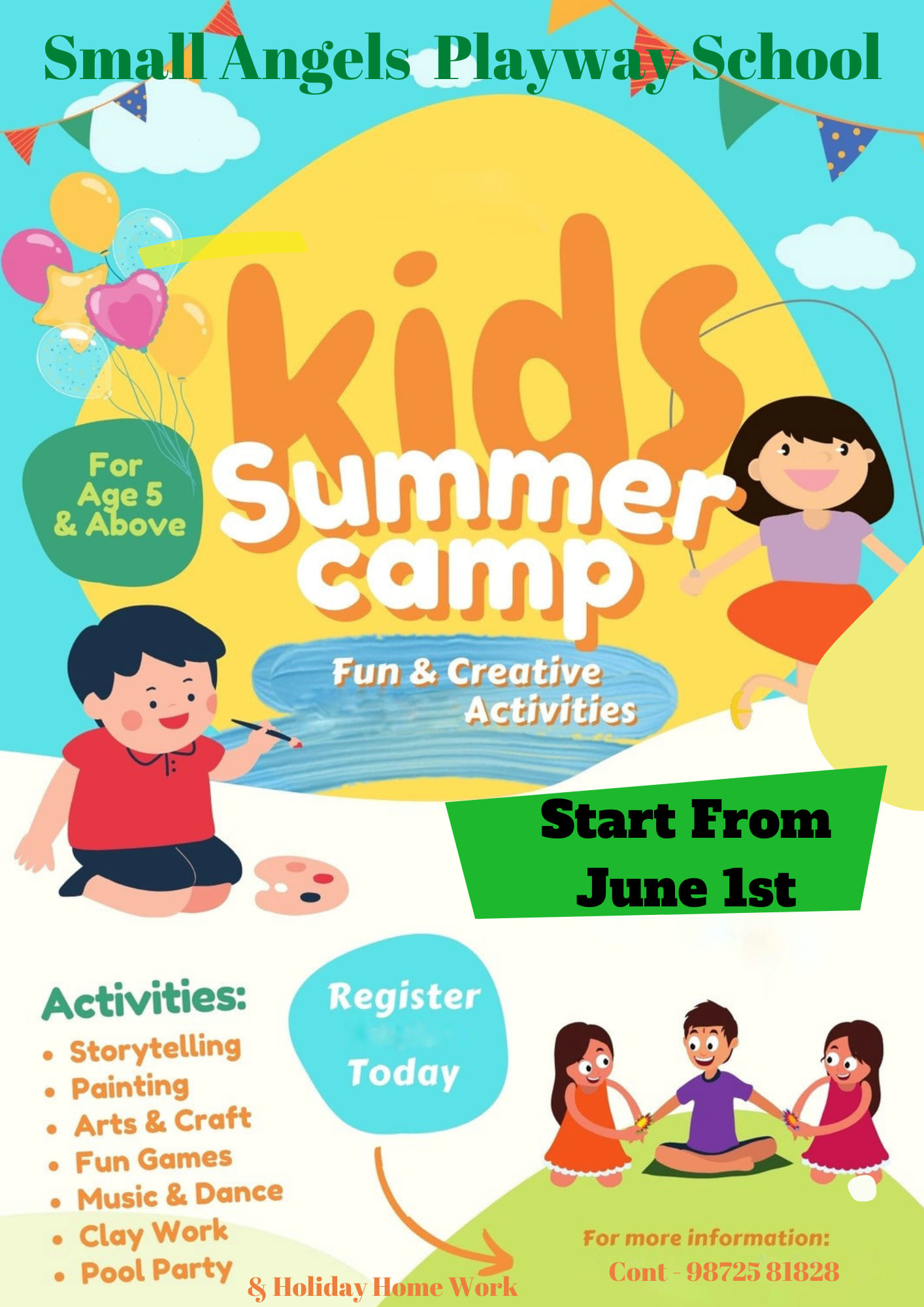 Small Angels Playway School - To make the summer more lovely and ...