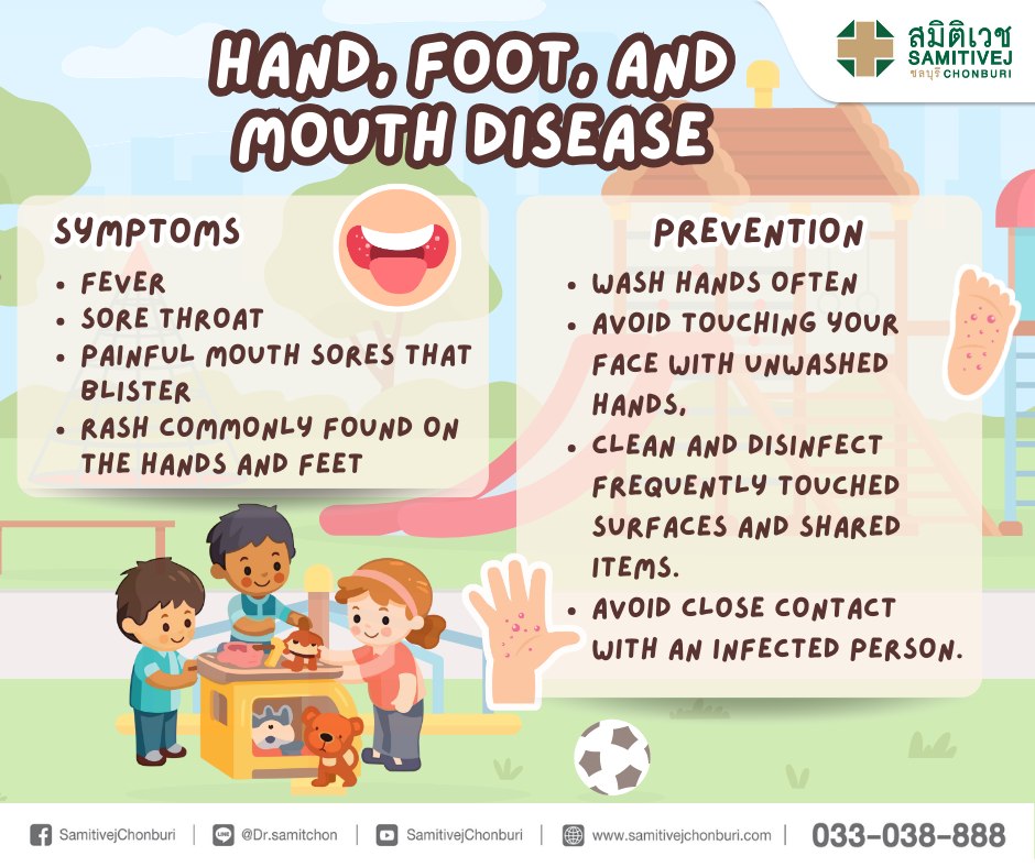 SamitivejChonburi - 🧼Hand, Foot, and Mouth Disease: A common viral ...