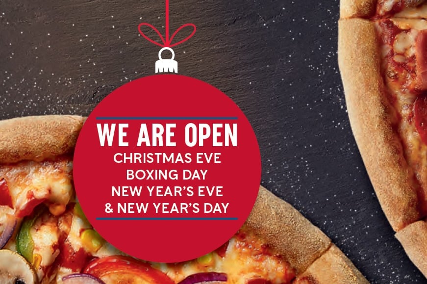 🌟 Christmas Opening Hours 🌟 We Dominos Pizza Jersey Facebook