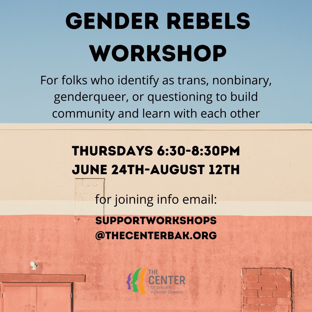 Our Gender The Center For Sexuality And Gender Diversity Facebook 5923