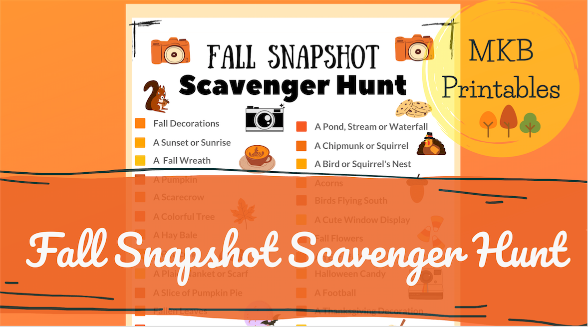 My - We love autumn and this Fall Scavenger Hunt is a super fun way to ...