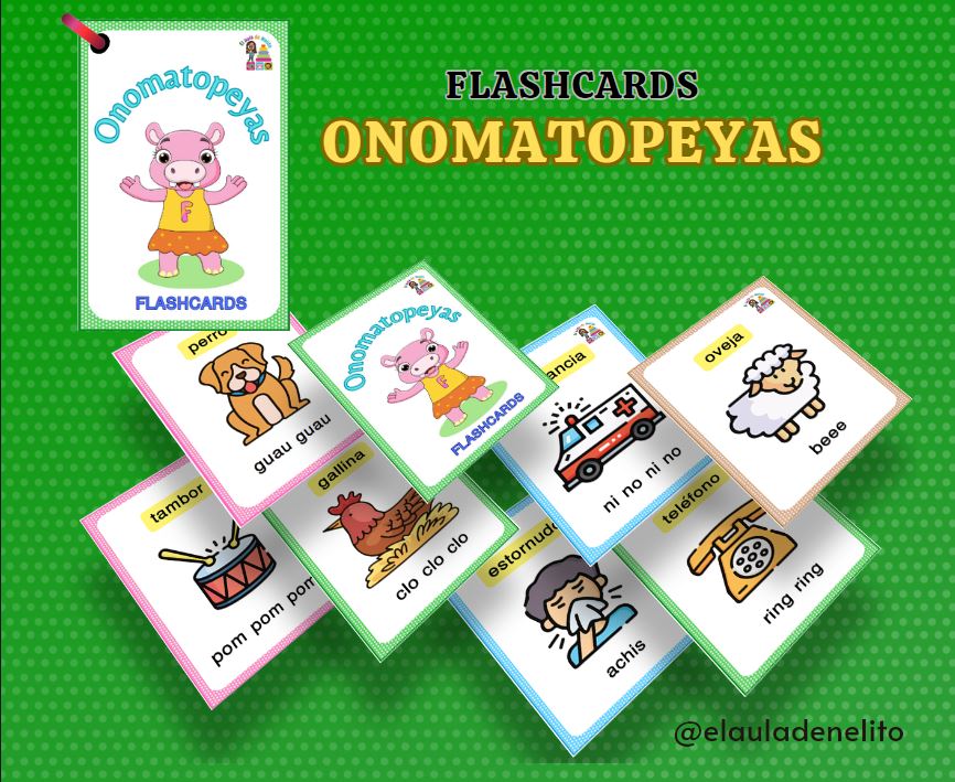 El - FlashCards de onomatopeyas, descargalo gratis 👇🏻 https://drive ...