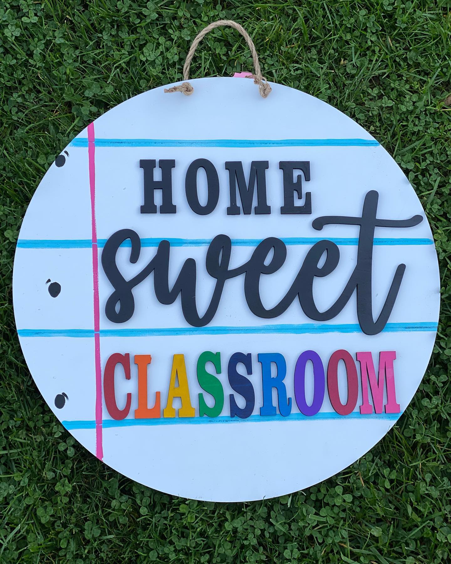 AJZCustoms - The cutest teacher classroom sign! Home Sweet...