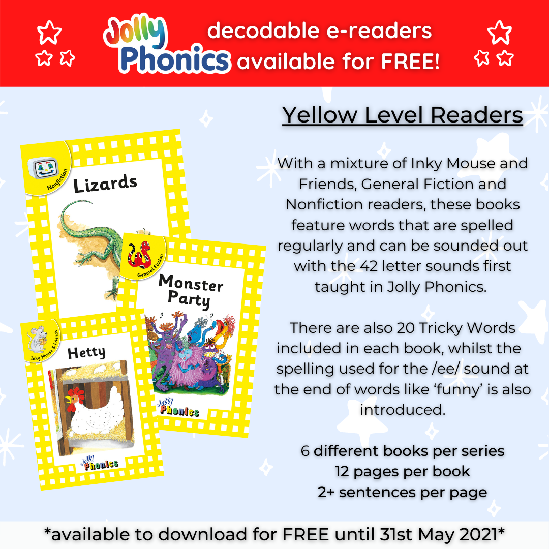 Jolly Learning - Our fantastic Yellow Level readers are included in the ...