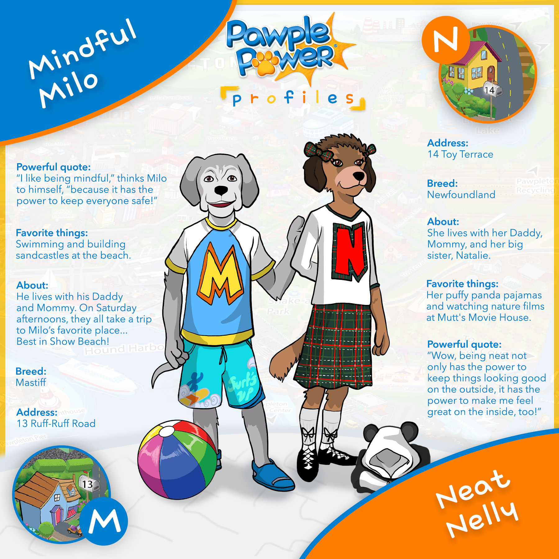 Pawple Power - 🏖️🍿 Mindful Milo and Neat Nelly are here,...