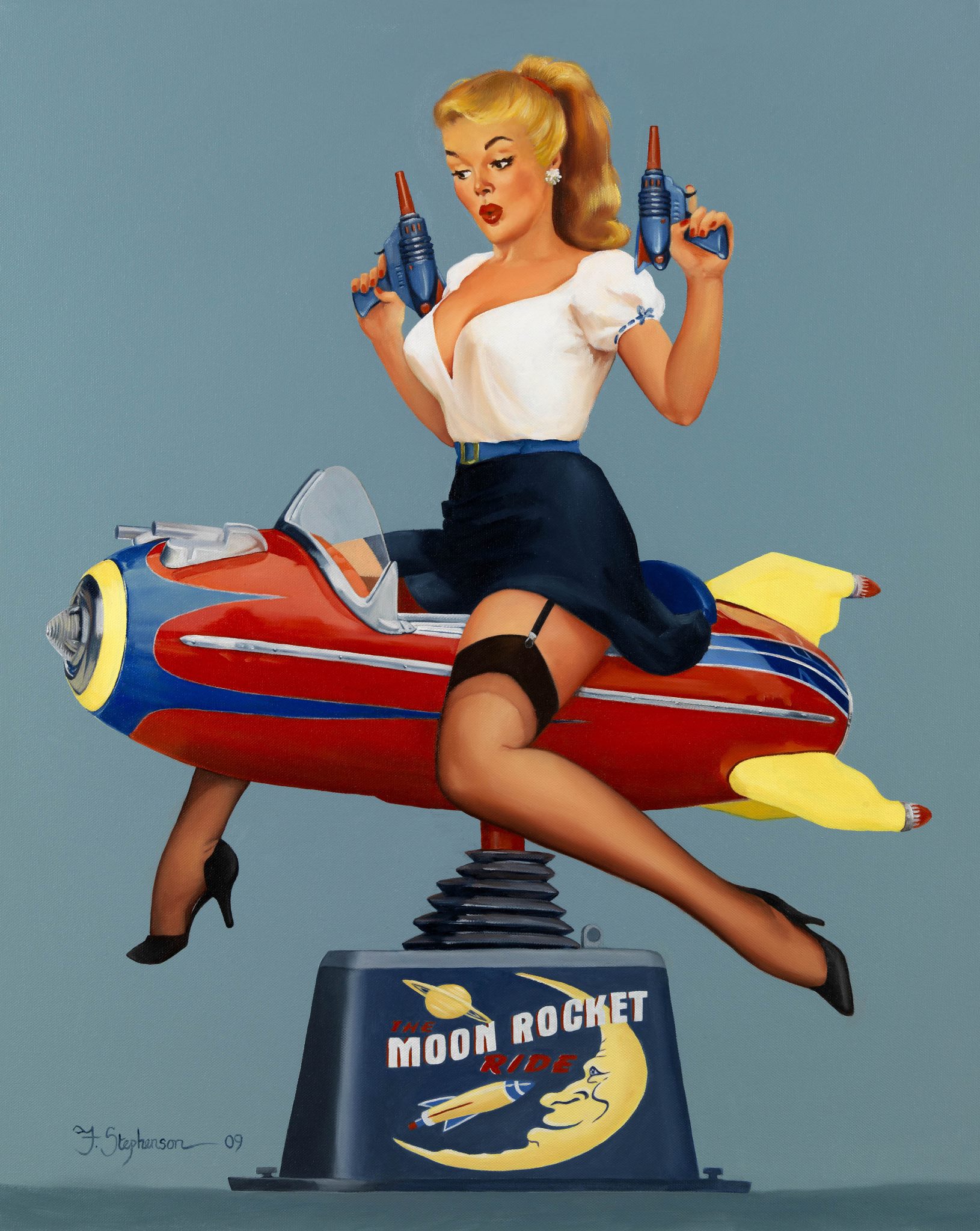 Pin Up Art By Fiona Stephenson