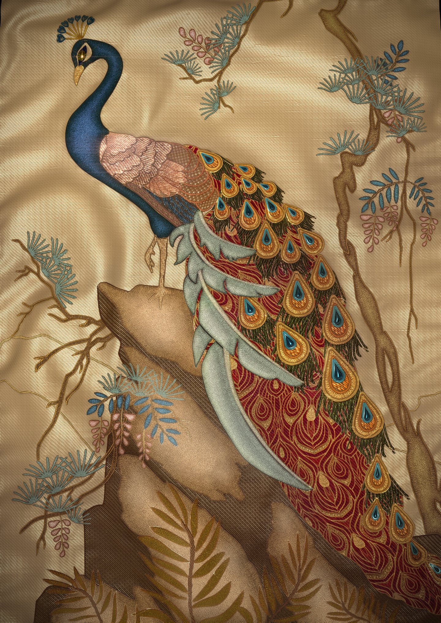 Artcore 阿特學院 3d Artwork 🦚孔雀刺繡🦚 十大最美渲染圖