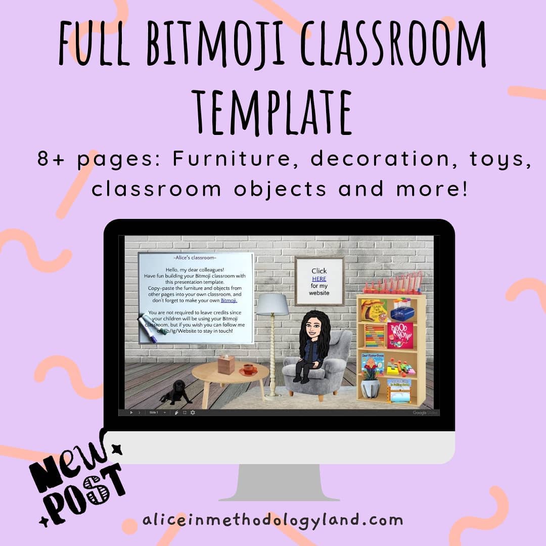 💙 Free Bitmoji Classroom... - Alice In Methodologyland | Facebook