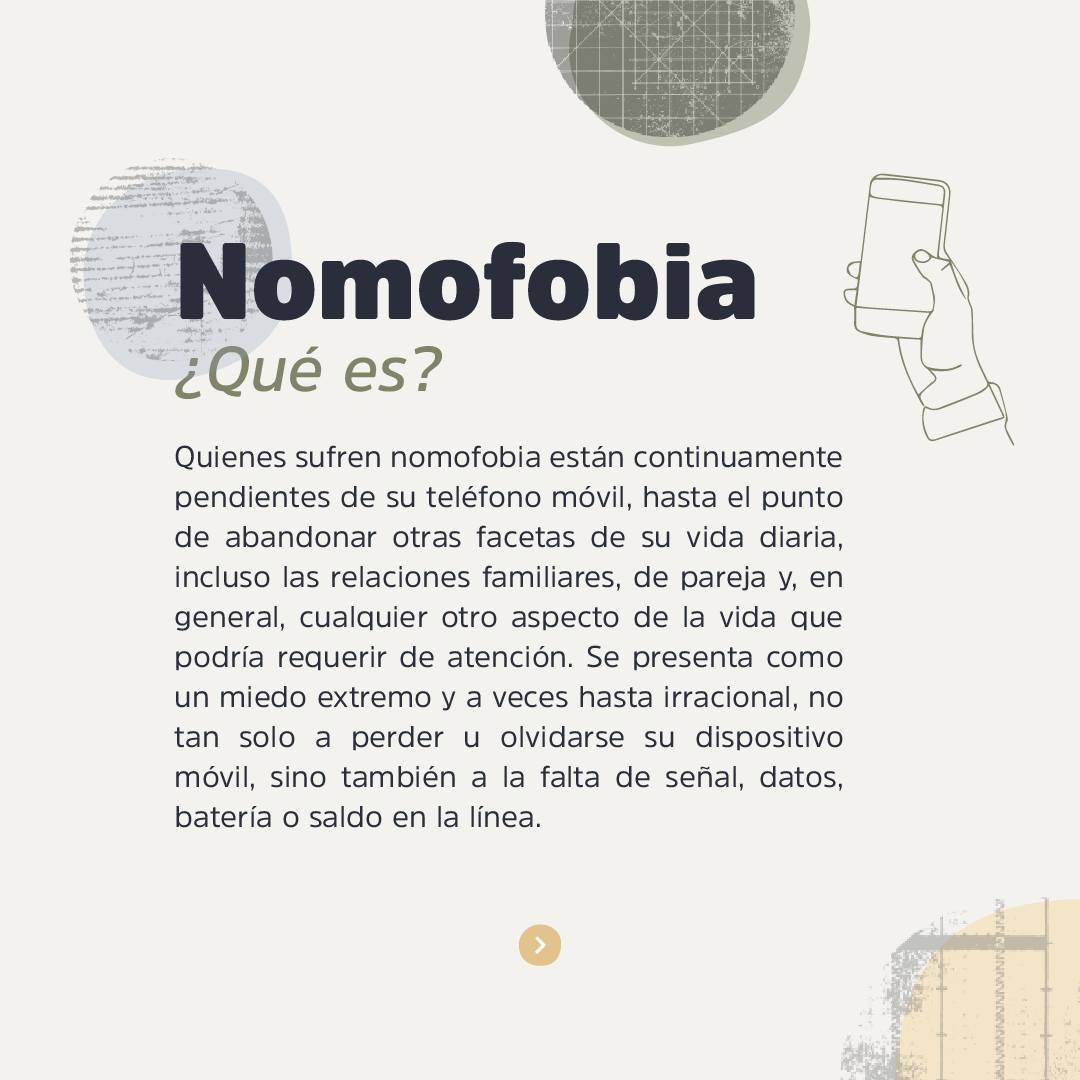 ¿Sabes que es la #Nomofobia? 🤳🏻 📱... - Gobierno de Tucumán | Facebook