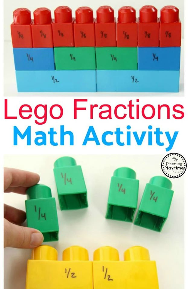 The Keeper - LEGO FRACTIONS MATH ACTIVITY - Such a smart idea! https ...