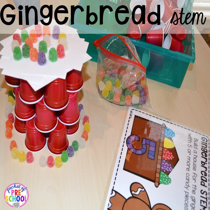 STEM challenge - build a gingerbread... - Pocket of Preschool | Facebook