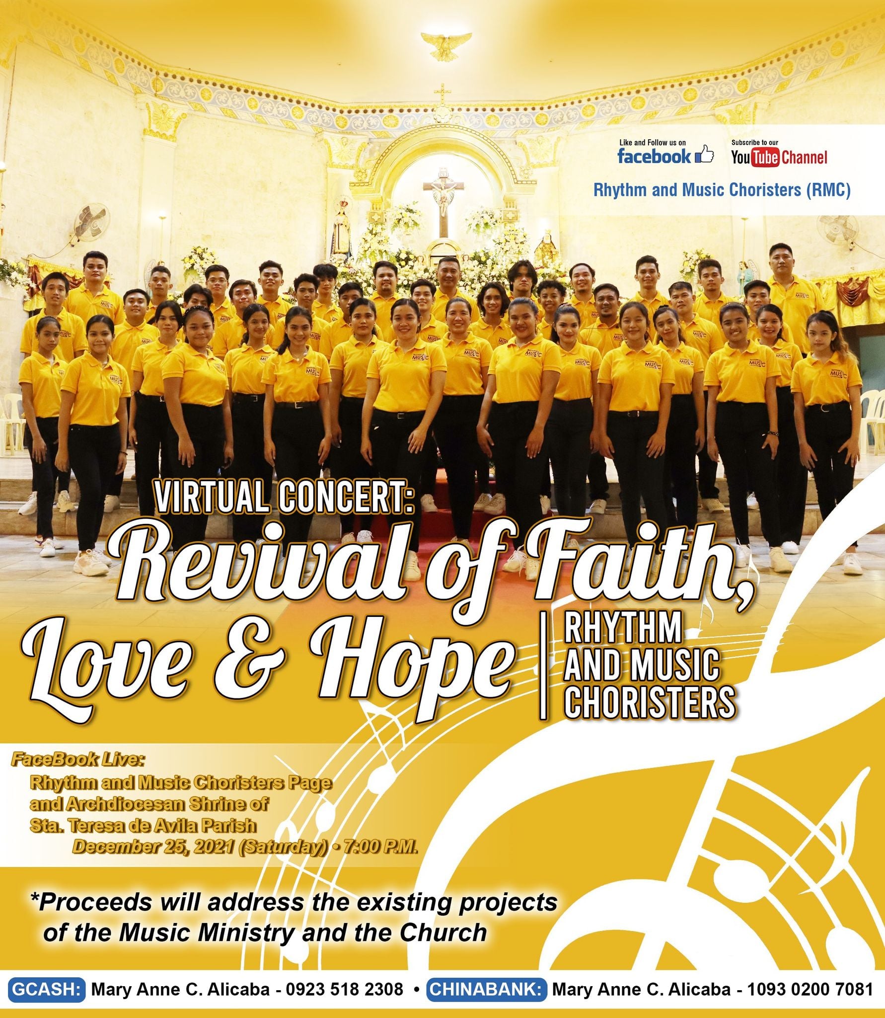 JOIN US | One of our parish choirs, the Rhythm & Music Choristers, is ...
