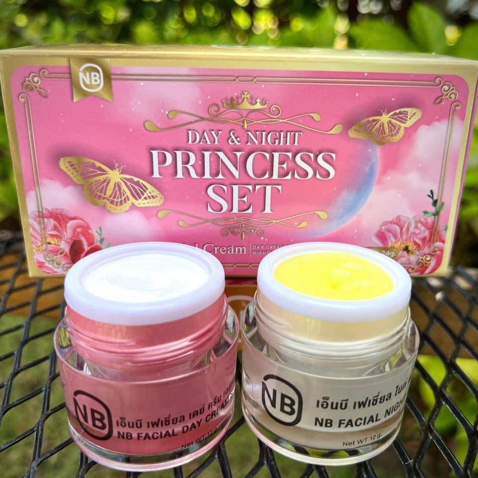 Day And Night Princess Set Nb 💗 Princess Set 1 เซท ได้ 2 กระปุก ☀️ ครีมกลางวัน 🌙 ครีมกลางคืน