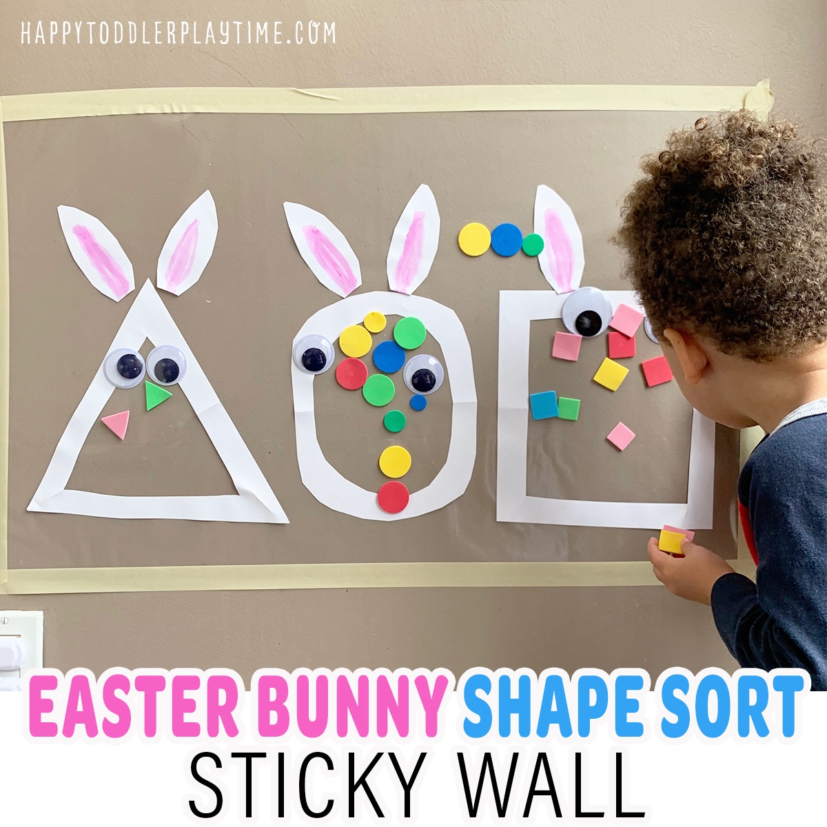 HApPy - EASTER BUNNY SHAPE SORTING STICKY WALL https ...