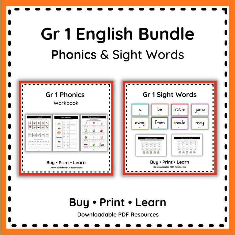 💥 Gr 1 English Bundle –... - The Early Learning Toolbox