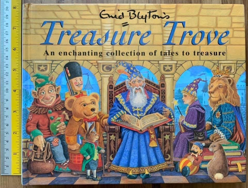 📚 ปกแข็ง เล่มใหญ่มาก สภาพดีมาก Treasure Trove : An Enchanting ...