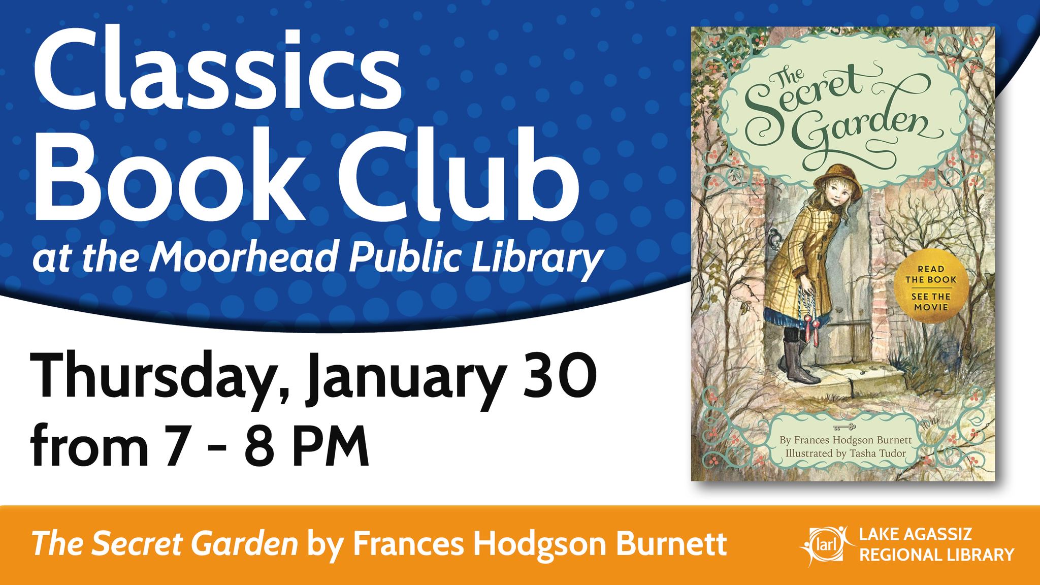 Rescheduled from Dec. 19! Classic Book Club "The Secret Garden" by ...