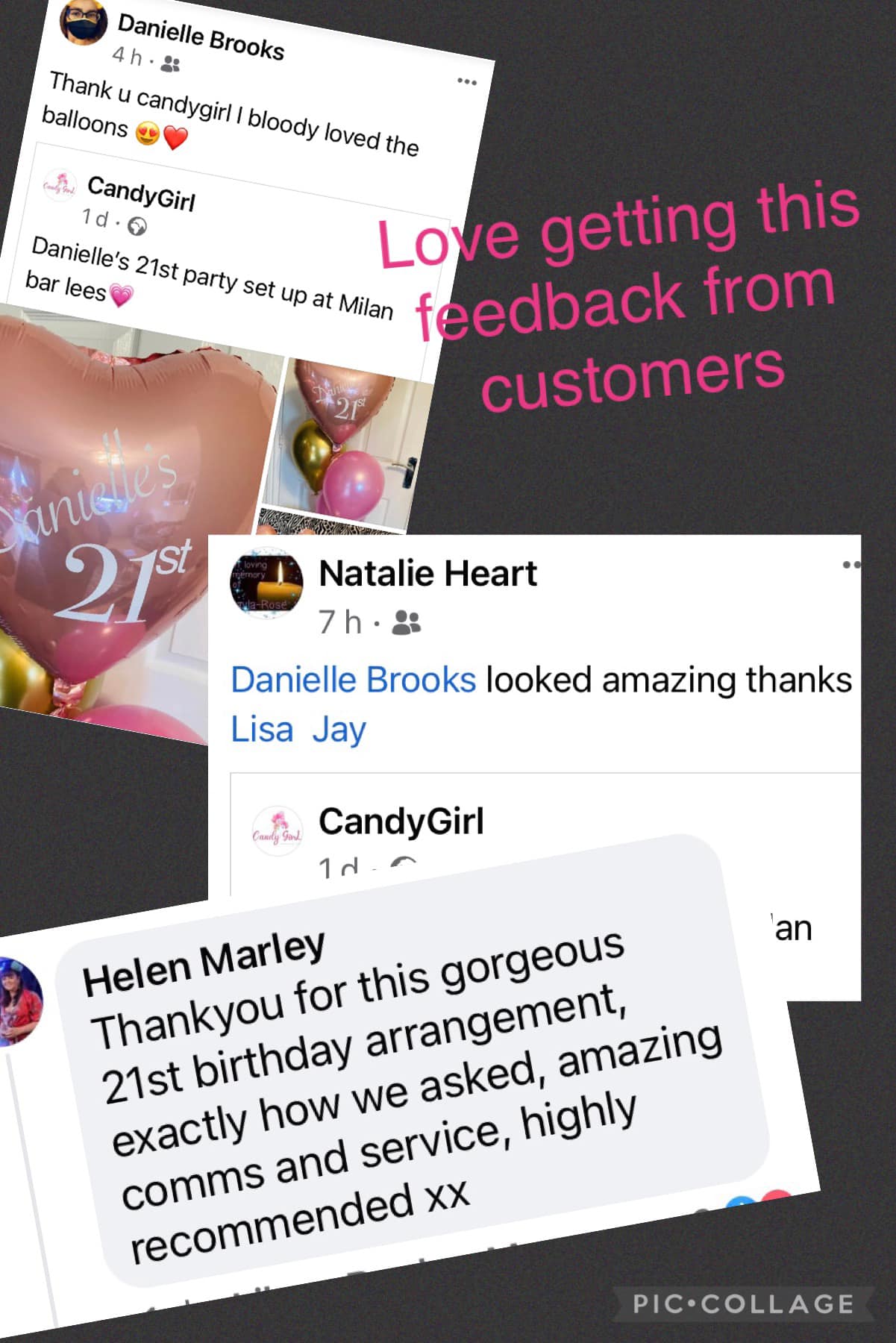 Candygirl This Weekends Customer Feedback 💗💗thankyou Really