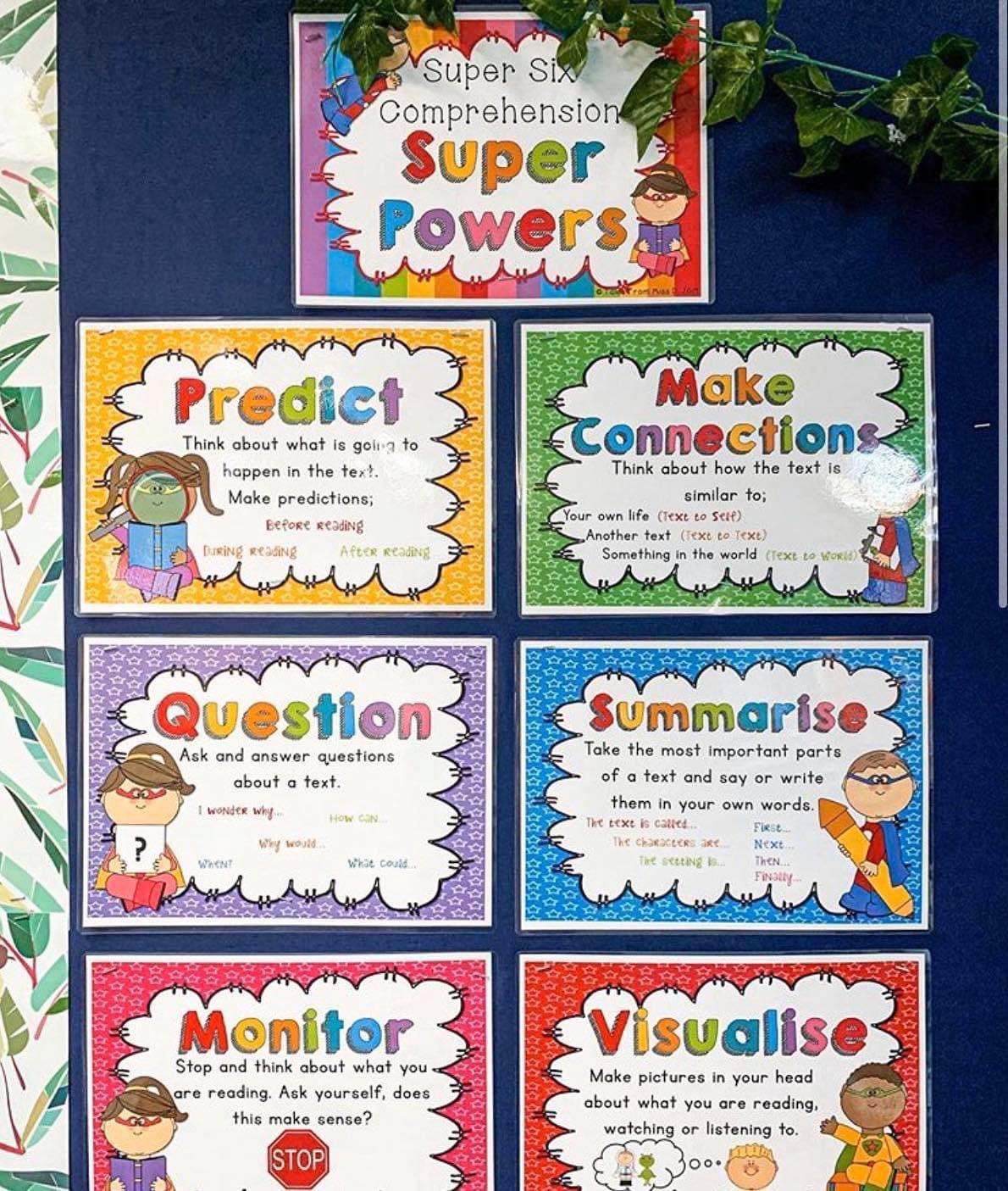 Super Six Comprehension Superheroes!... - Tales From Miss D