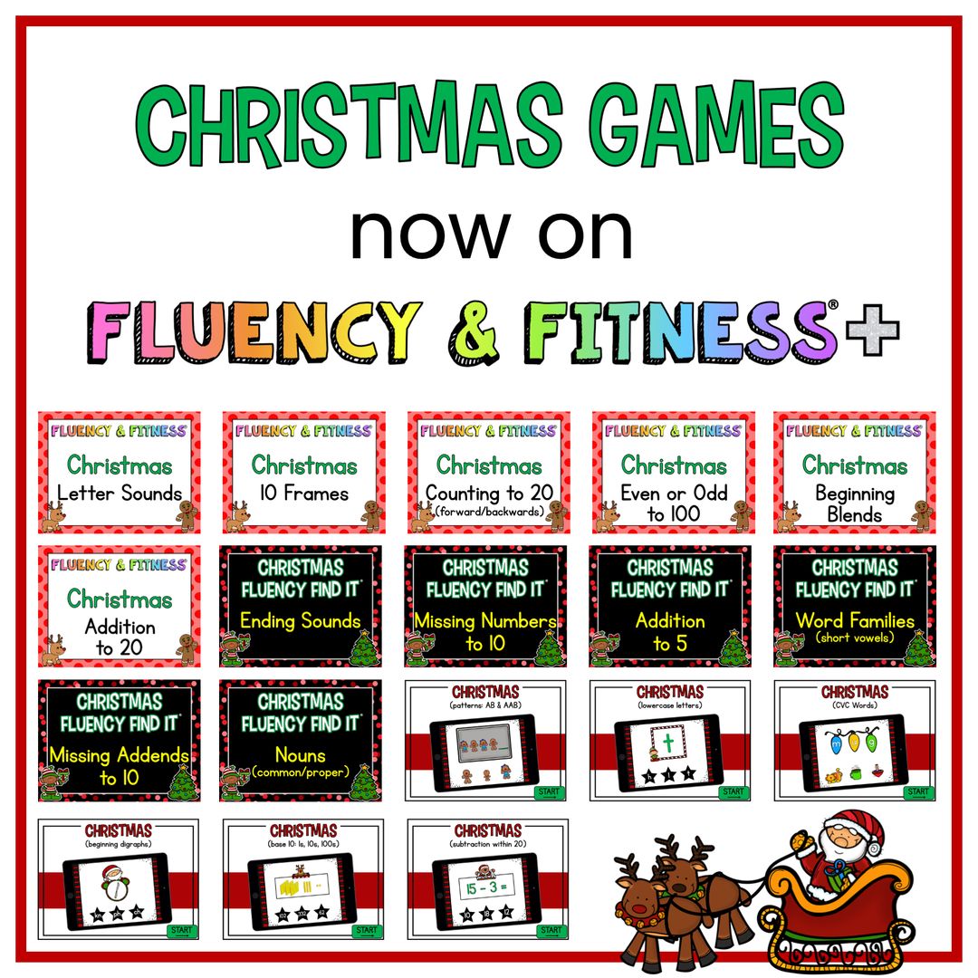 Fluency & Fitness+ - We have so many Christmas games to choose from on ...
