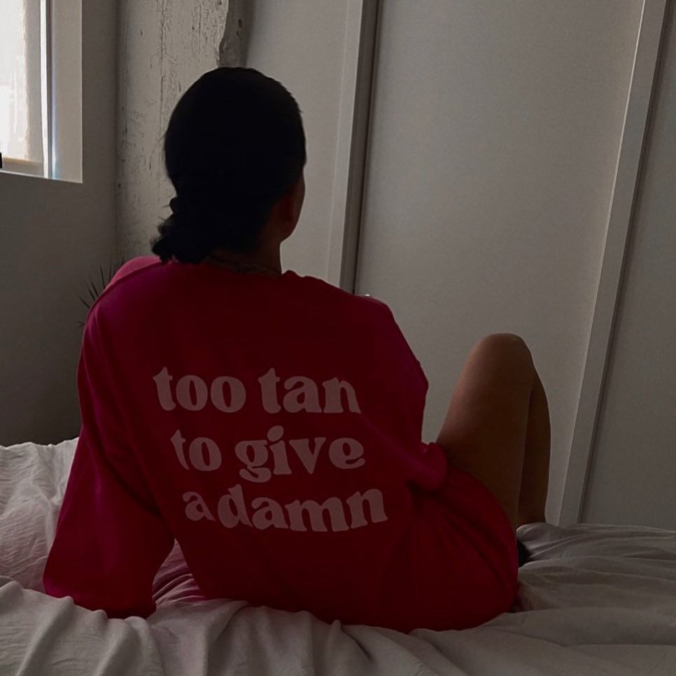 Golden Girl Tans Home