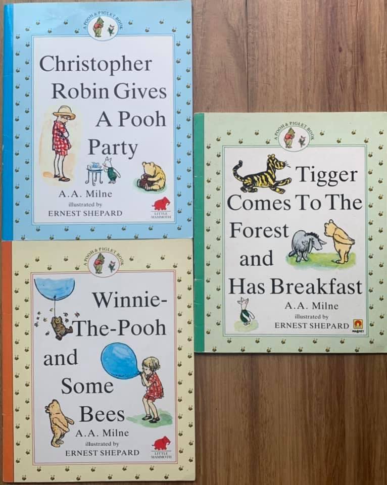 📚 ปกอ่อน สภาพดีมาก เซต A Pooh Piglet Book 💰 เซต 3 เล่ม 185 บาท 📦(ราคา ...