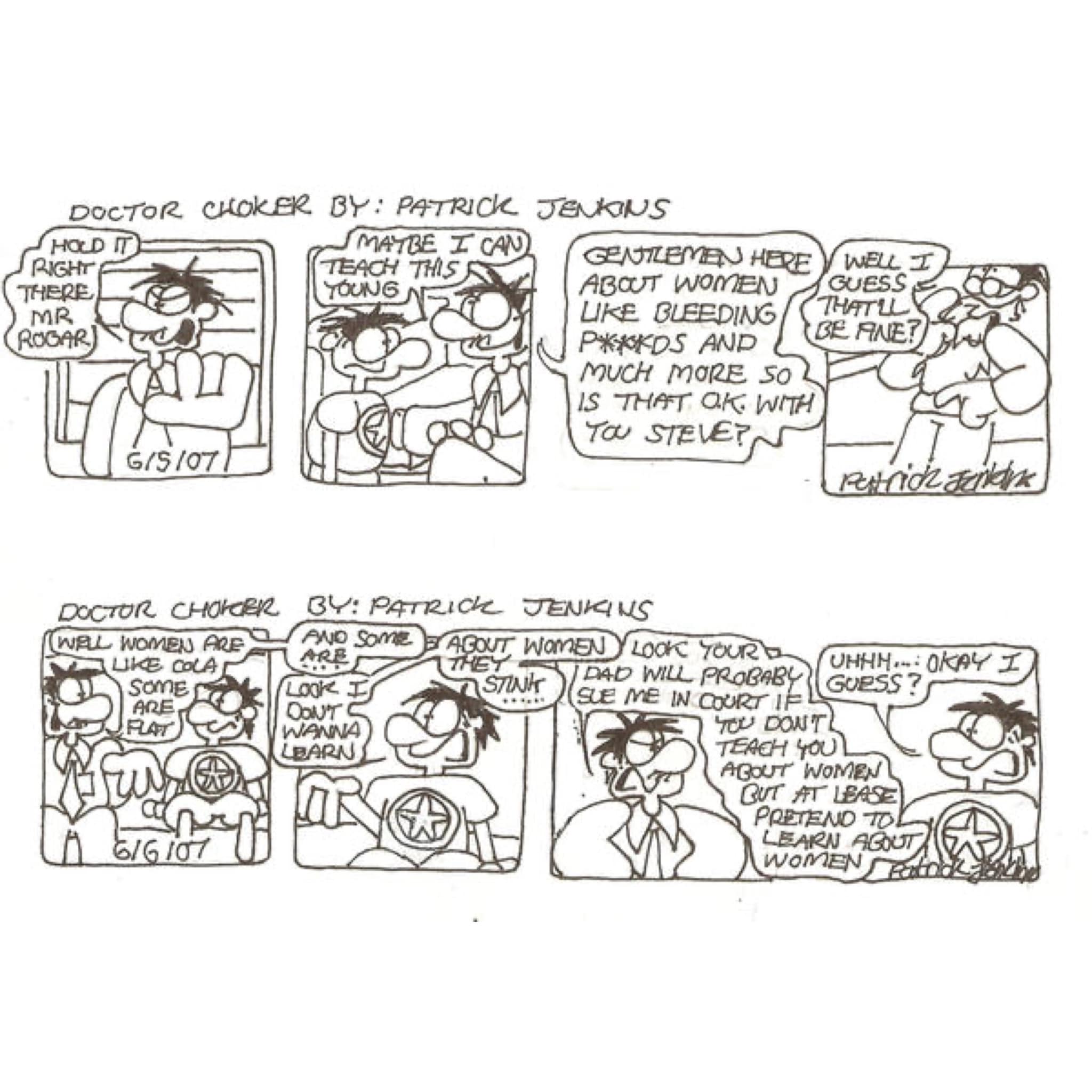 Drchoker This Is Drchoker Comic Strip 28 Shown As A