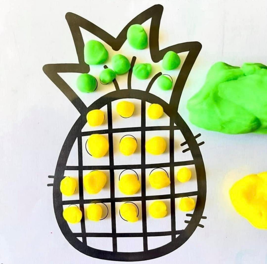 The OT Toolbox - Pineapple play dough mat! 🍍This cutie... | Facebook