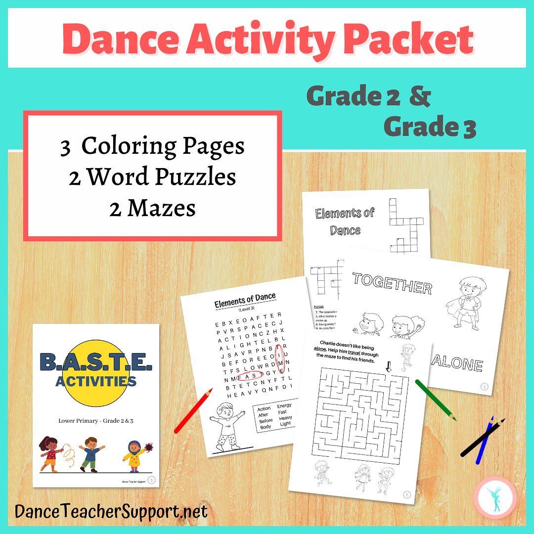 A printable set of engaging... - Dance Teacher Support | Facebook