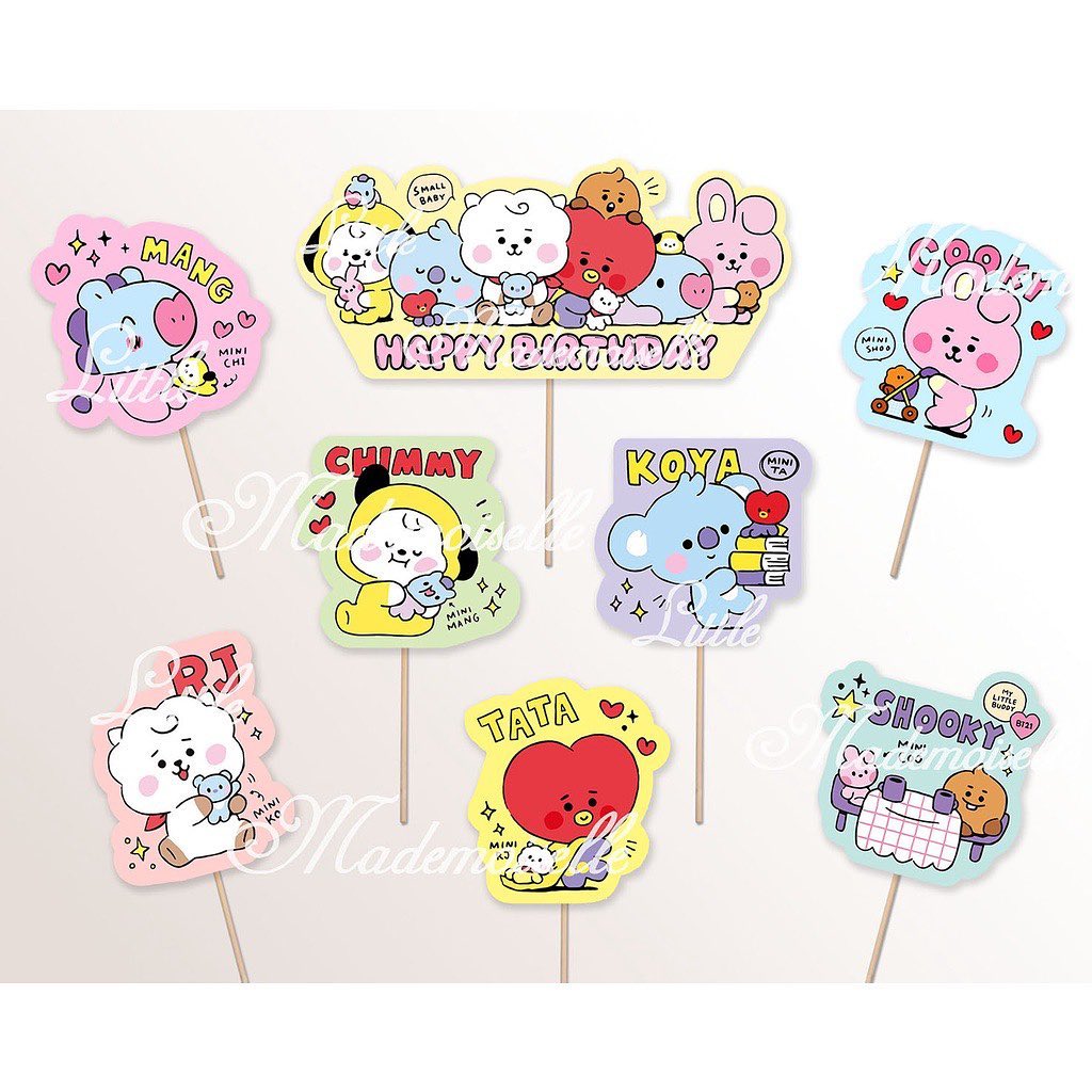 . 💜 BT21 Series 💜 Birthday cupcake... - Little Mademoiselle | Facebook