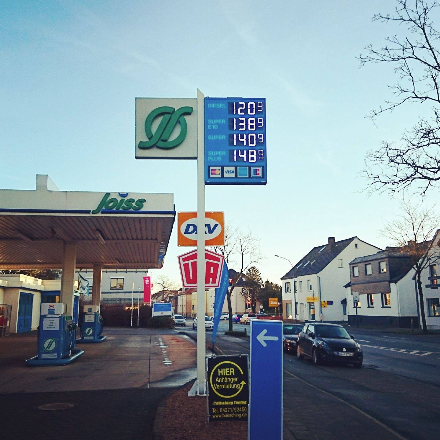 Joiss Tankstelle Bad Salzdetfurth Preise