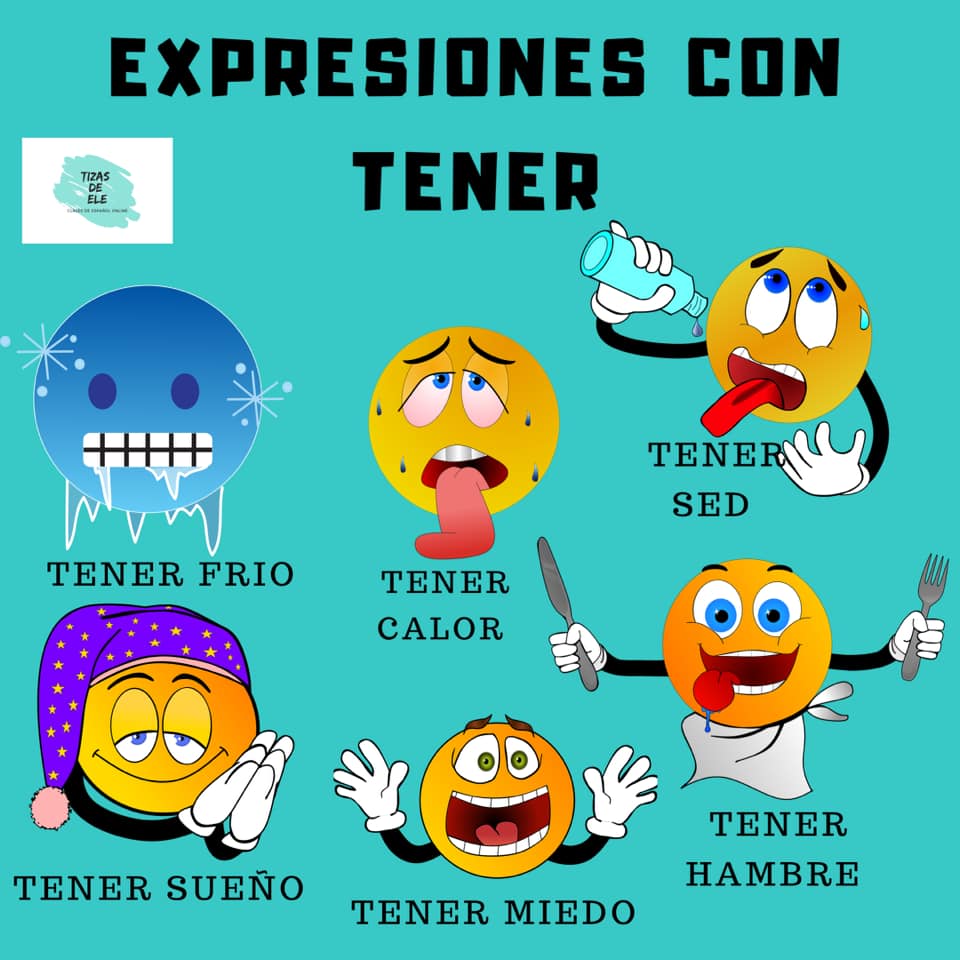 El verbo tener se utiliza... - Raquel. Profesora de español