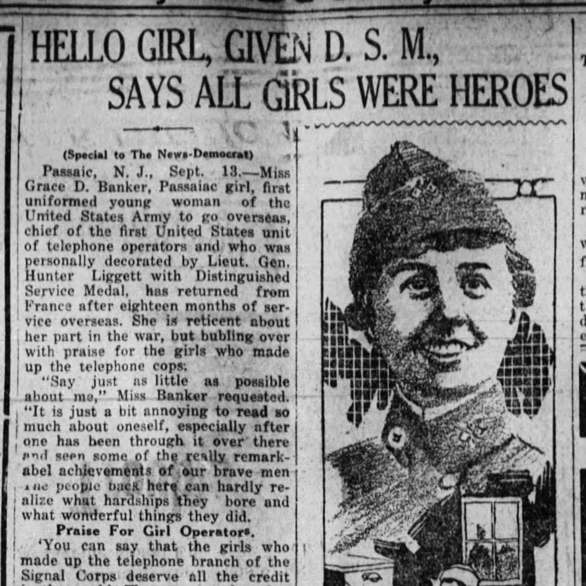 Newspapers.com - Ever heard of the "Hello Girls"? During World War I ...