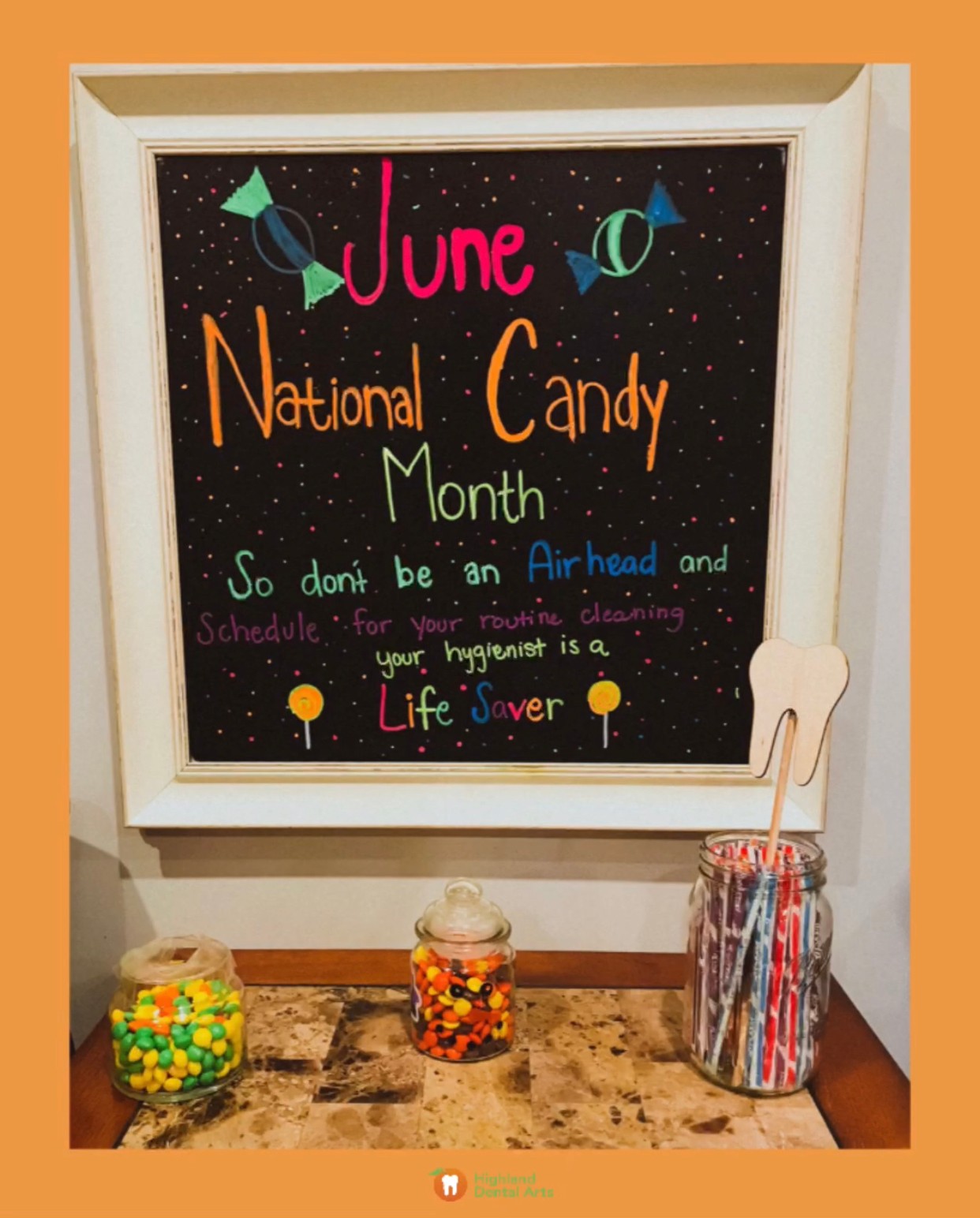 Happy National Candy Month! Don't... - Highland Dental Arts | Facebook