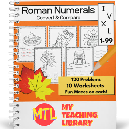 😍😍NEW 😍😍 Roman Numerals Worksheets... - My Teaching Library