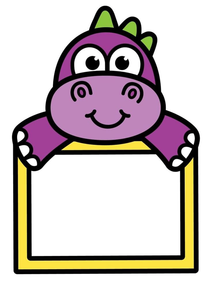 Teacher Bella - Dinosaur Template For Designs Teacher...