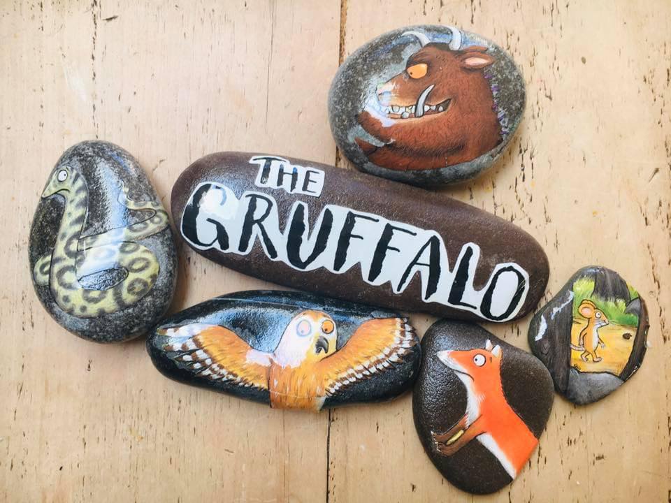 📖 Gruffalo story stones 📖 Remembering... - Little Oxplorers