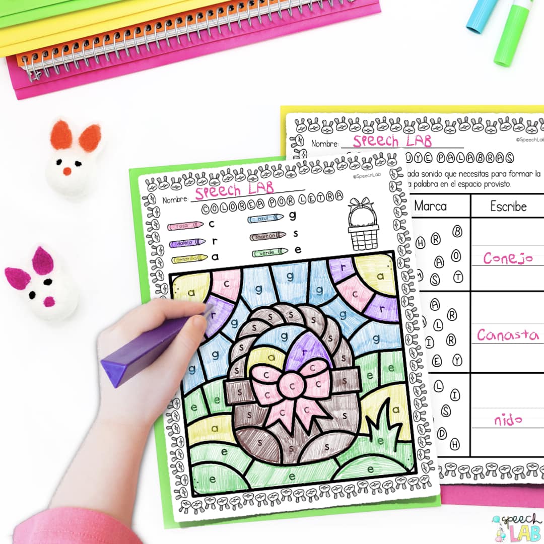 Speech LAB - 🐰 Colorea por Letra🐰 🐥 Hojas de trabajo...