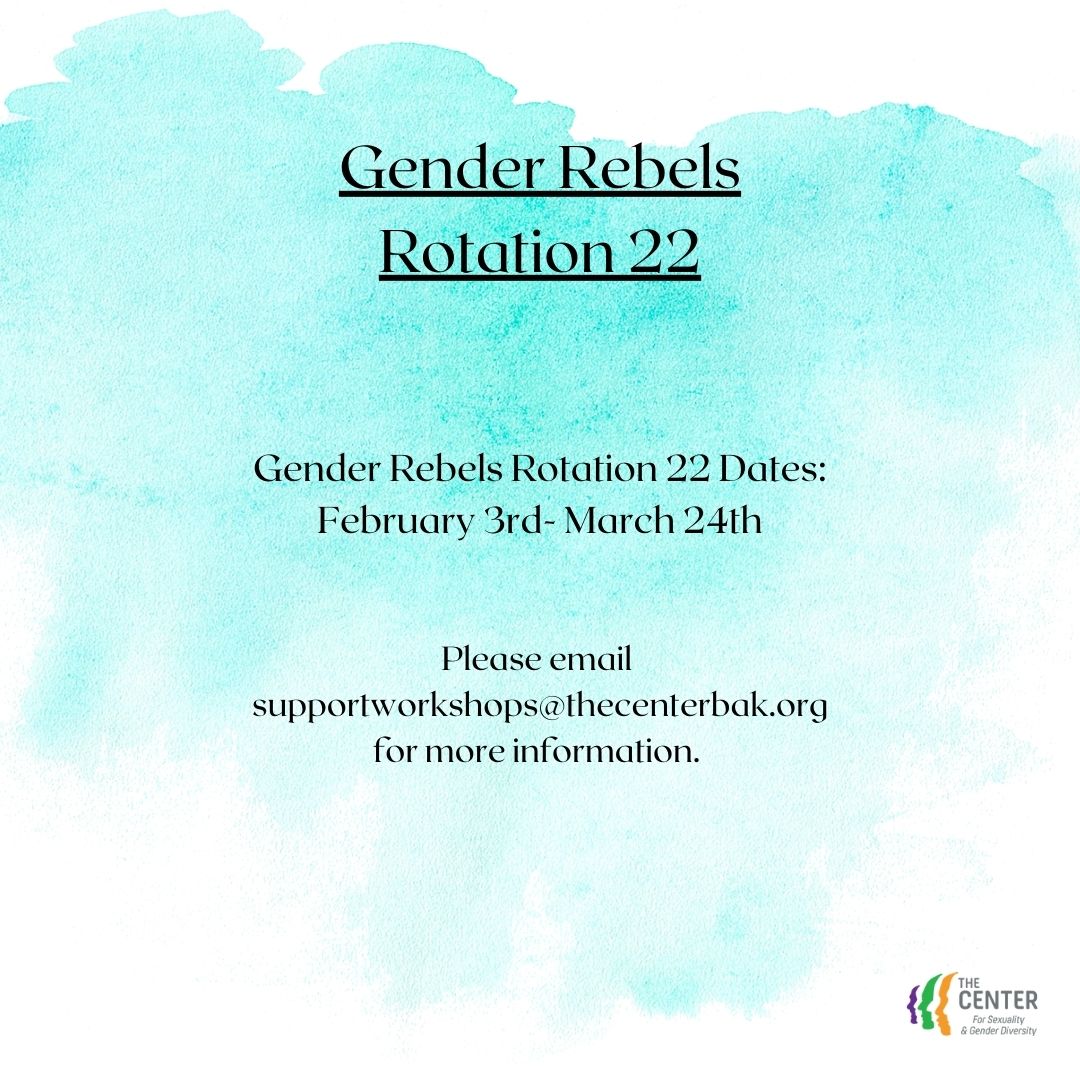 The Gender The Center For Sexuality And Gender Diversity Facebook 7077
