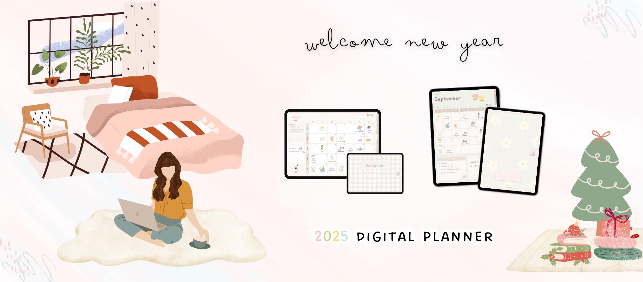 The Daisy Sunshine Digital Planner ดิจิทัลแพลนเนอร์ Bangkok
