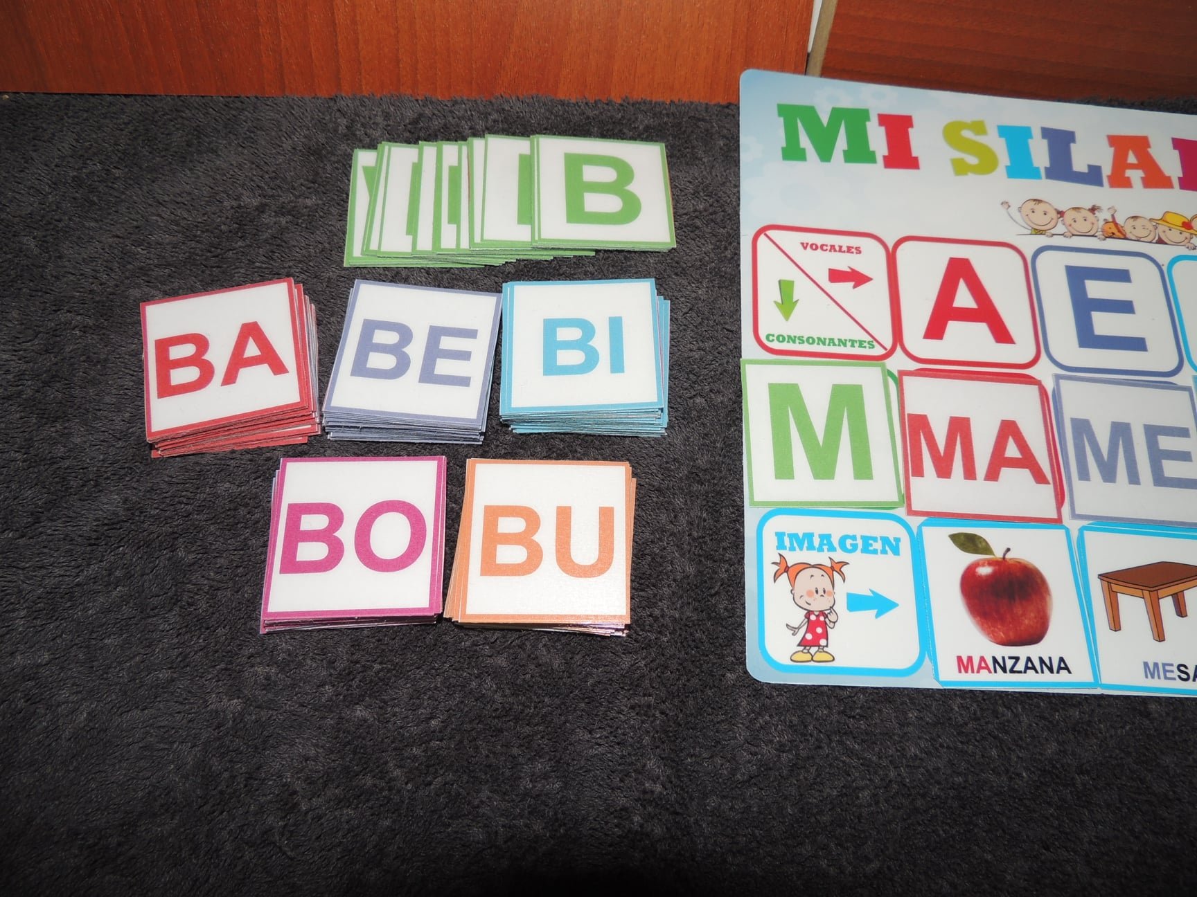 Material - Mi SILABARIO es un juego didactico en el que encontraremos ...