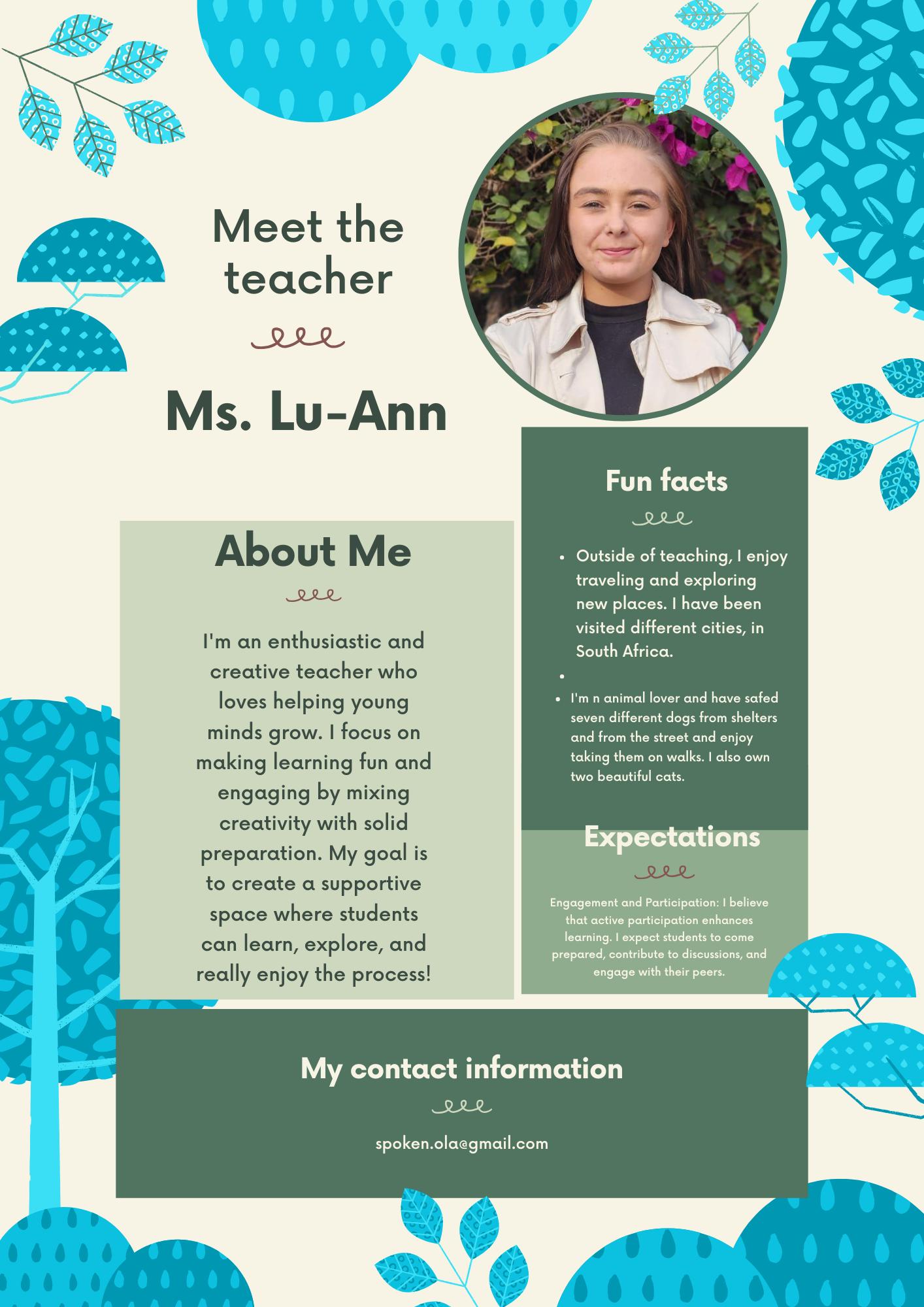 Spoken - Meet Teacher Lu-Ann, our newest addition to the Spoken ...