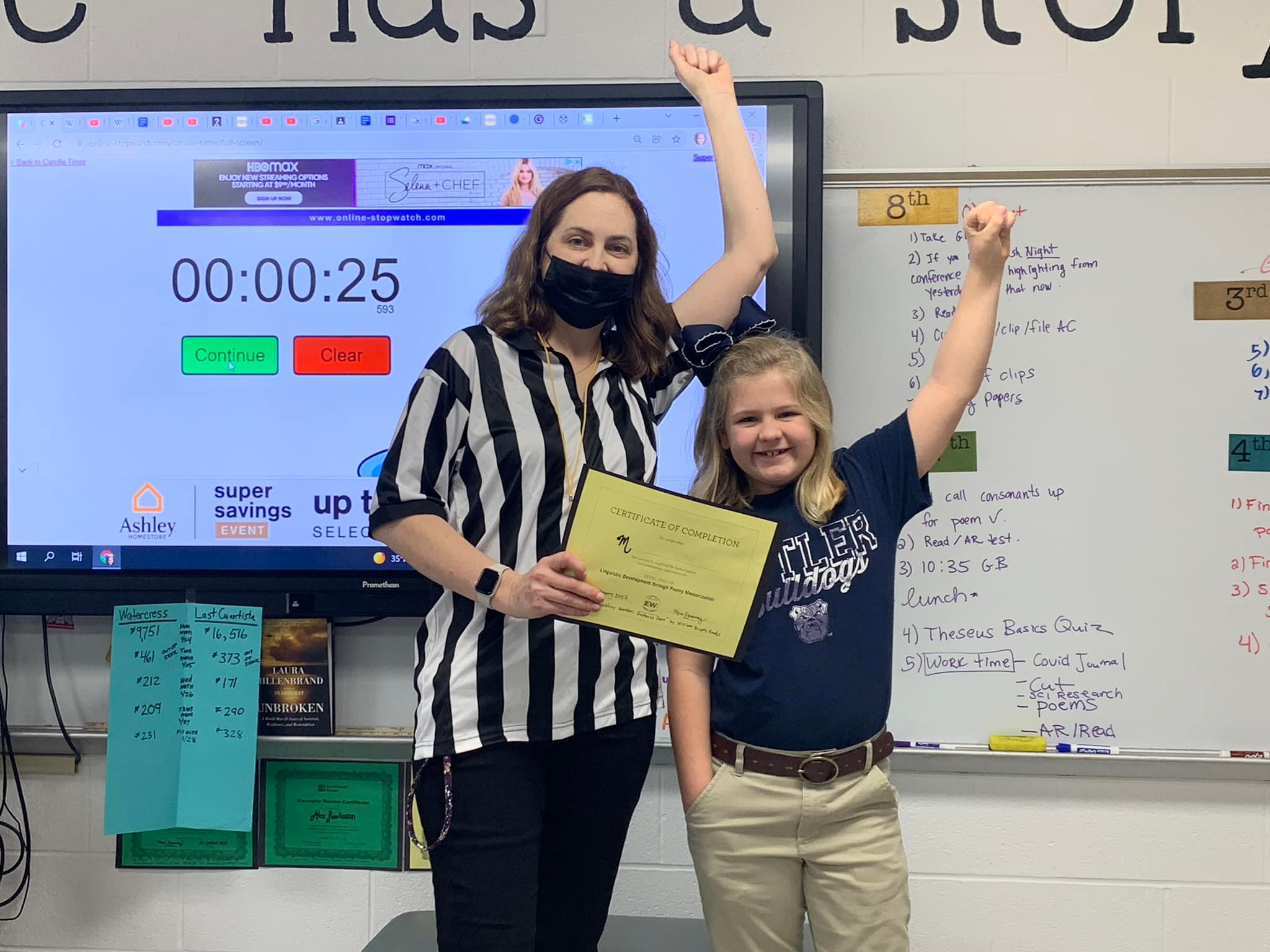 Congrats to third grader M for earning her certificate in Level One of ...
